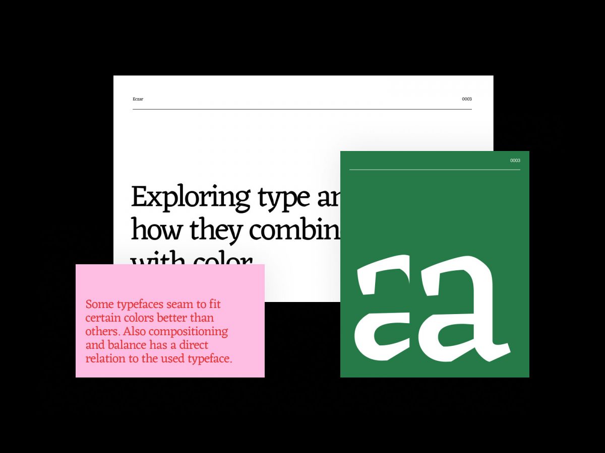 How to complement typography with the right colors
