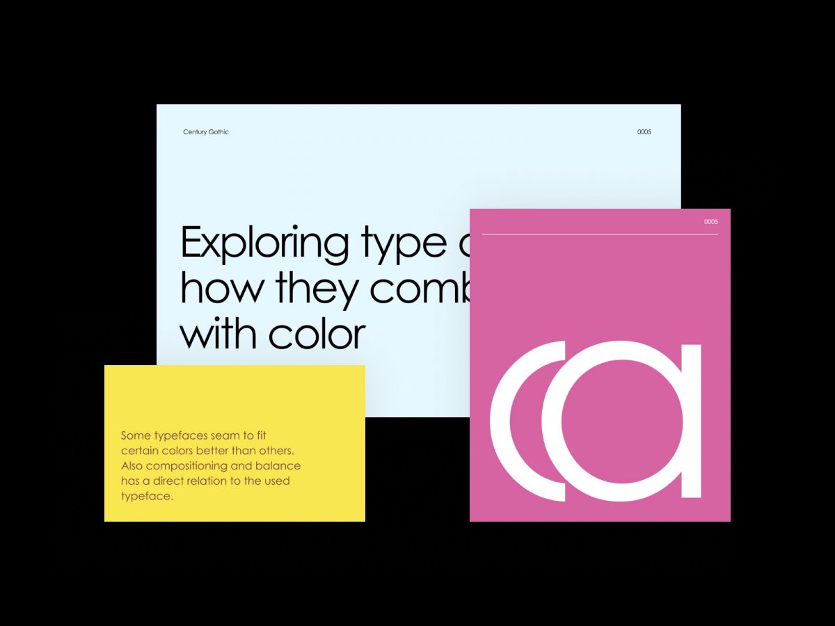How to complement typography with the right colors