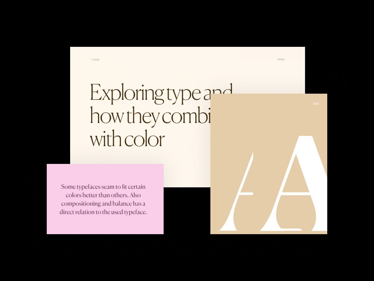 How to complement typography with the right colors